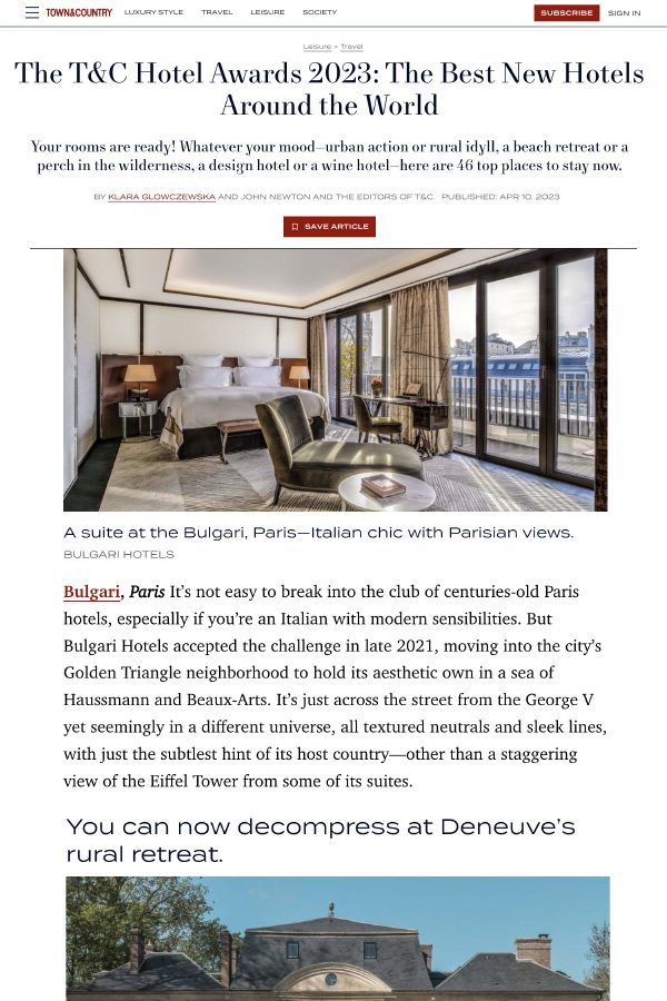 In The Press - French Promise, Luxury France Travel Advisors
